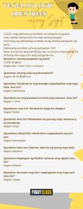 Best Logic Questions with Answer - Tagalog - Pinoy Class