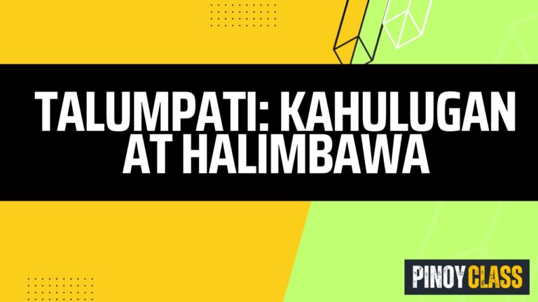Ano ang Talumpati – Halimbawa ng Talumpati (Tagalog) - Pinoy Class