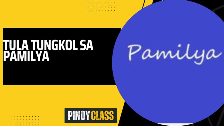 Tula Tungkol Sa Pamilya – 10 Maikling Tula - Pinoy Class