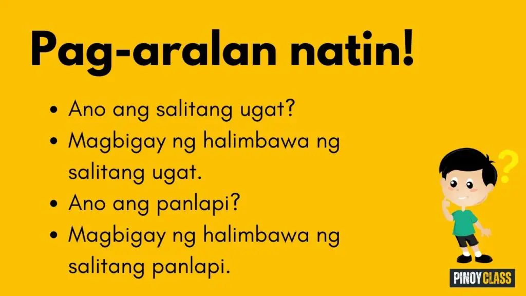 Salitang-Ugat at Panlapi - Pinoy Class
