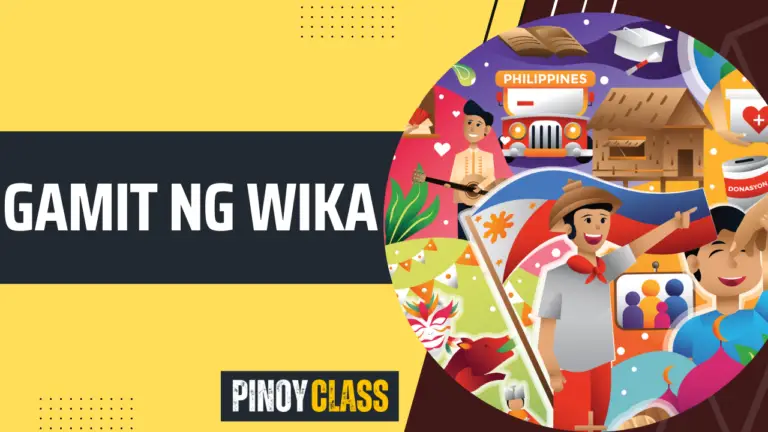 Pag Aaral Sa Paggamit Ng Wika Pinoy Class 4612